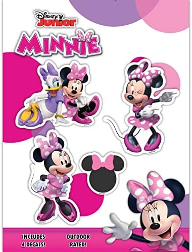 Amazon.com: Disney Junior Minnie Mouse Decals - Set of 4 Minnie Mouse ...