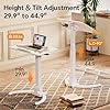 Amazon.com: JOY worker Foldable Mobile Standing Desk and Ergonomic 360 ...
