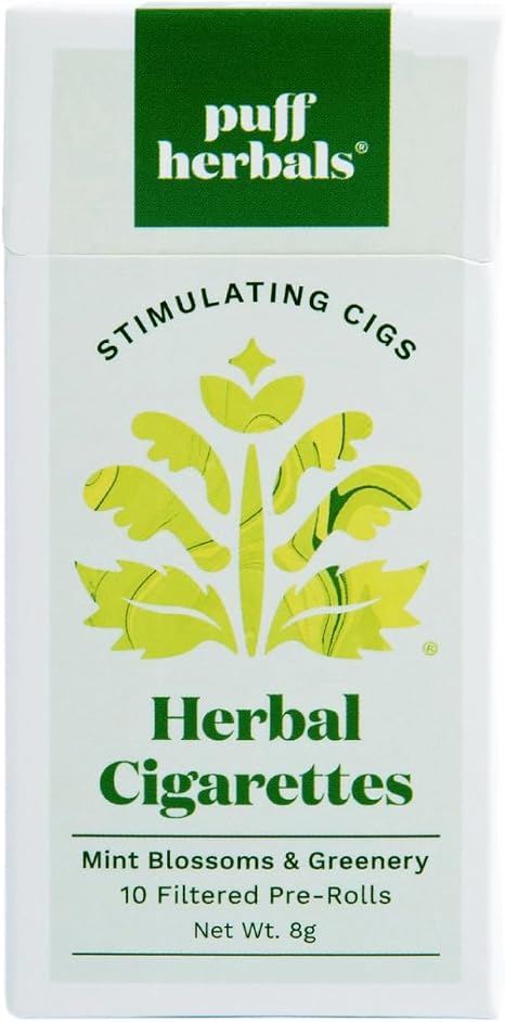 Amazon.com: Puff Herbals Stimulating Herbal Cigarettes | Tobacco-Free ...