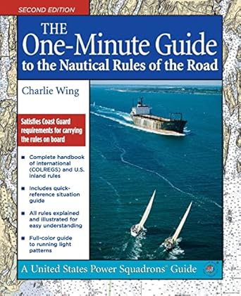 The One-Minute Guide to the Nautical Rules of the Road : Buy Online at ...