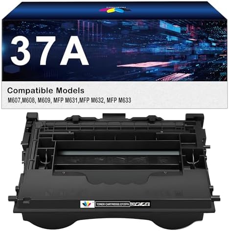 Amazon.com: 37a Black Toner Cartridge Replacement for HP 37A 37X CF237A ...