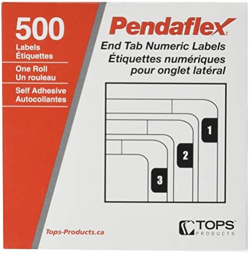 Pendaflex Labels, End Tab Year Filing Labels "2024", Self-Adhesive ...
