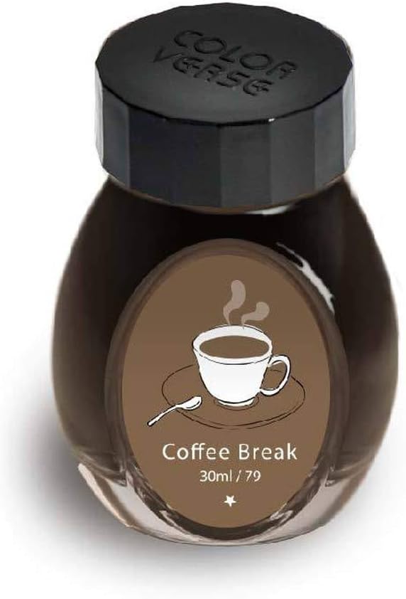 Colorverse Coffee Break | Brown | Fountain Pen Ink Bottle |30ml | Dye ...