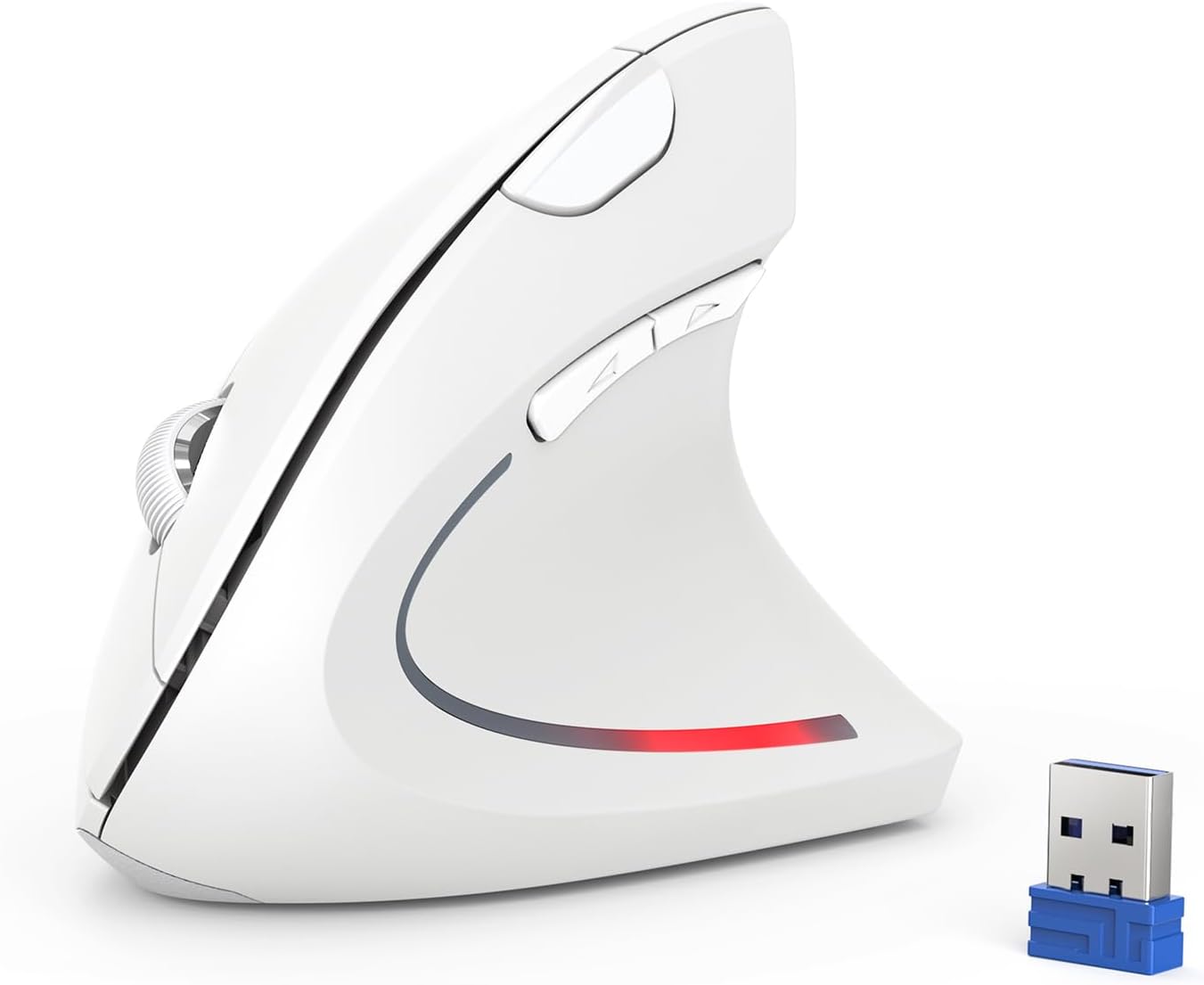 TECKNET Ergonomic Mouse, 4800 DPI Vertical Mouse with 5 Adjustable DPI ...