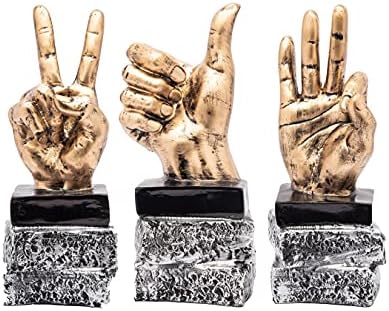 CraftVatika Hand Sign Gesture Showpiece Statue Finger Sculpture Home ...