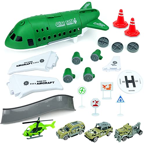 Plane Toy Transport Cargo Airplane Toys for 2 3 4 5 6 Year Old Boys ...