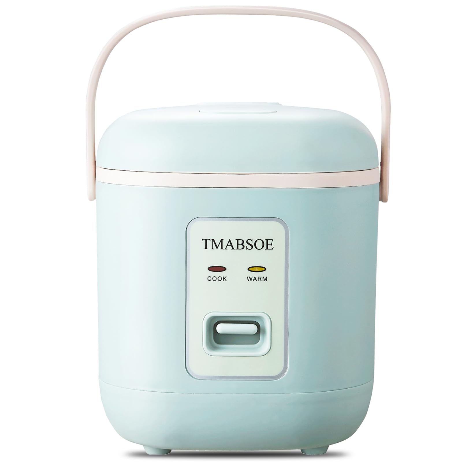 TMABSOE Small Rice Cooker, 1.2L Mini Rice Maker with Steamer 4-Cup ...