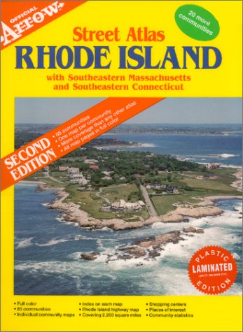 Rhode Island Street Atlas (Laminated): Arrow Map, Inc.: 9781557514745 ...