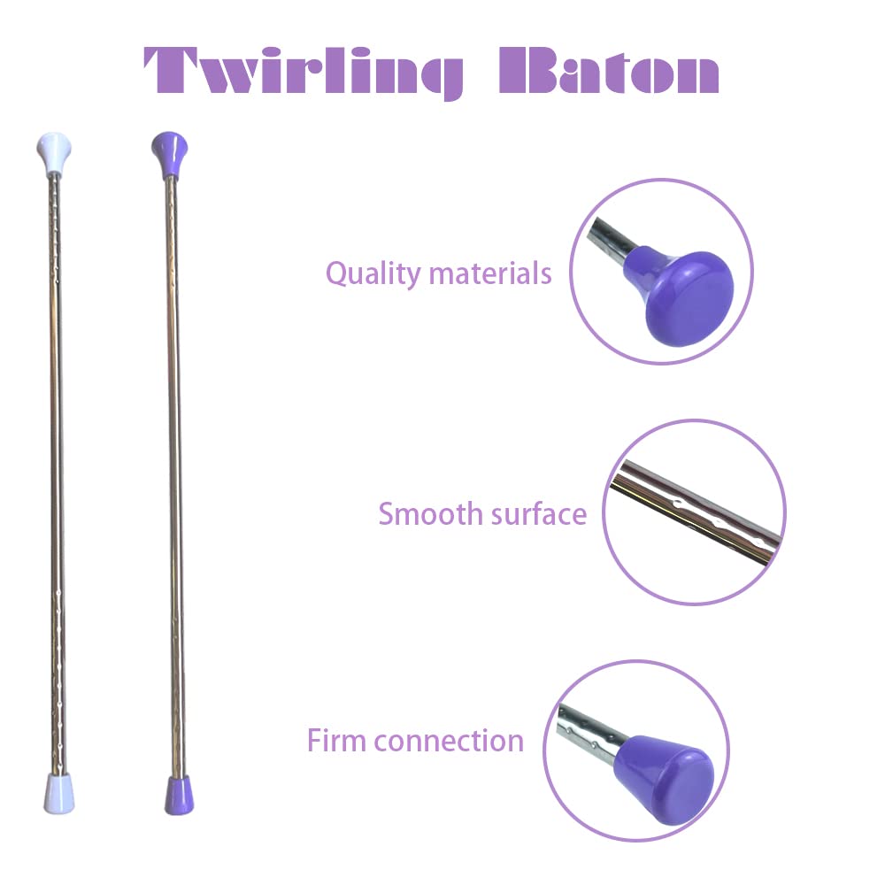 Snapklik.com : Oiloda 2 Pcs Twirling Baton 26-Inches Marching Band ...
