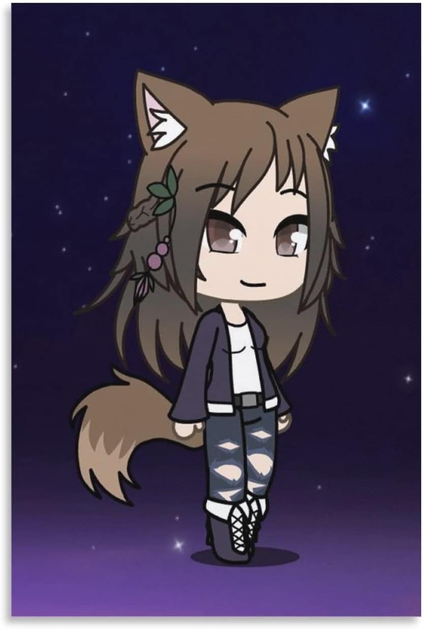 Amazon.com: MI MAY ISLAND Cheers Up Ga-cha-Li-fe Gacha Life Sad Girl ...