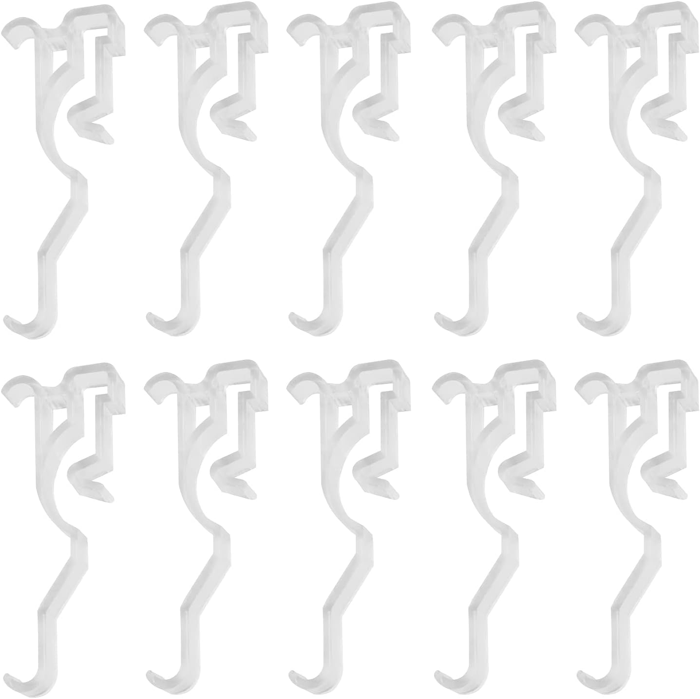 Amazon.com: Valance Clips 10pcs 3'' Window Blinds Hidden Clip Clear ...