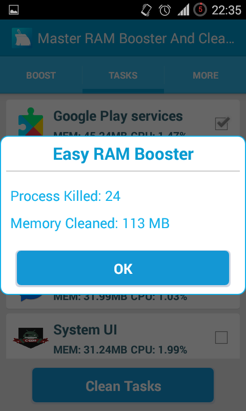 Master RAM Booster And Cleaner - App on Amazon Appstore