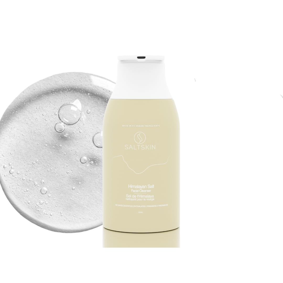 Amazon.com: Himalayan Salt Facial Cleanser with Vitamin E and Tea Tree ...