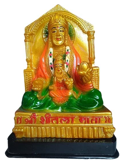 Sheetla MATA Idol, for Home Pooja polyresion Sitla Maa Murti, Sitla ...