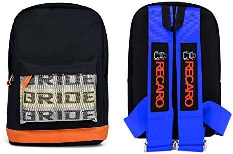 Amazon.com: New Bride Racing Backpack with RECARO Power Racing Harness ...
