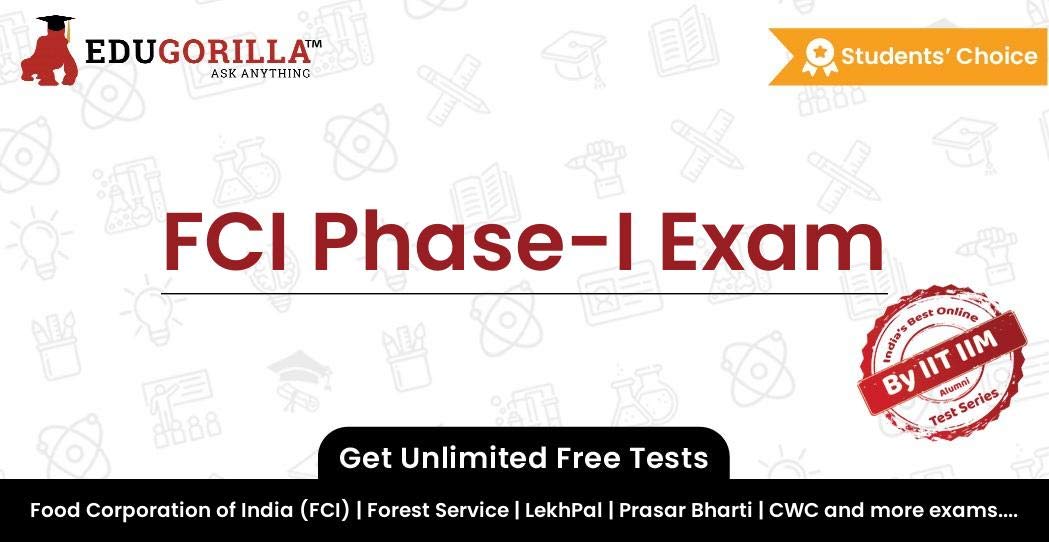 FCI Phase-I Exam Mock Test 2020 | Unlimited Online Test Series & Speed ...