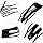 24 Pieces Double Claw Hair Clips Metal Snap Hair Clips for Hair Making ...