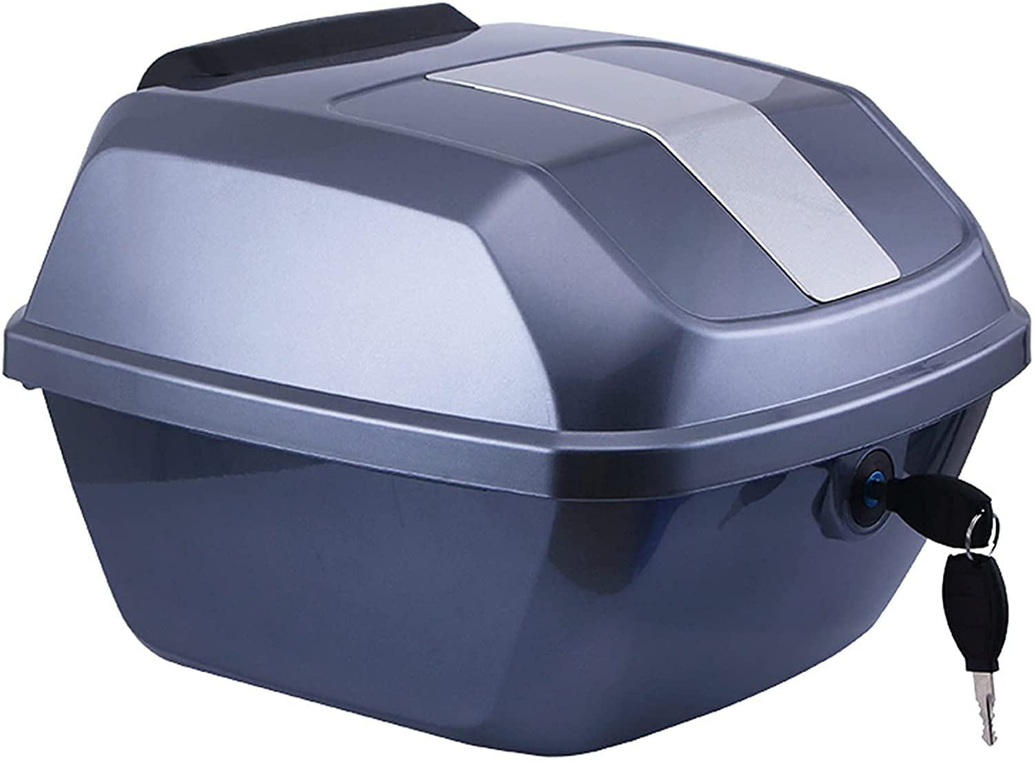 Buy FSCLJ Motorcycle Trunk, Helmet Luggage Storage Top Case, Moped Back ...