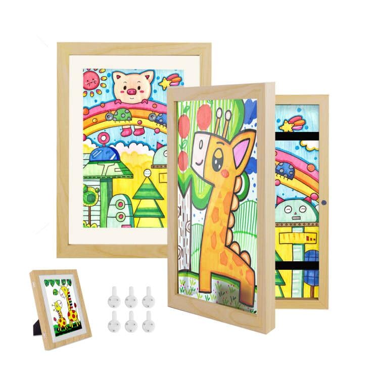 Buy Hipsignal Kids Art Frames, 2 Pack A4 Photo Frame for 150 Pictures ...