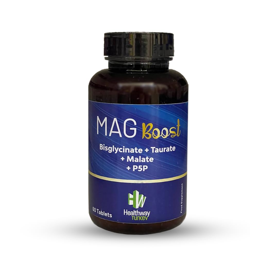 Healthway MagBoost Magnezyum 250 mg Bisglisinat Taurat Malat P5P 60 ...