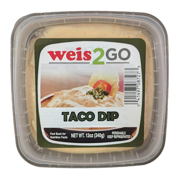 Amazon.com: Weis 2 Go, Taco Dip, 12 Ounce