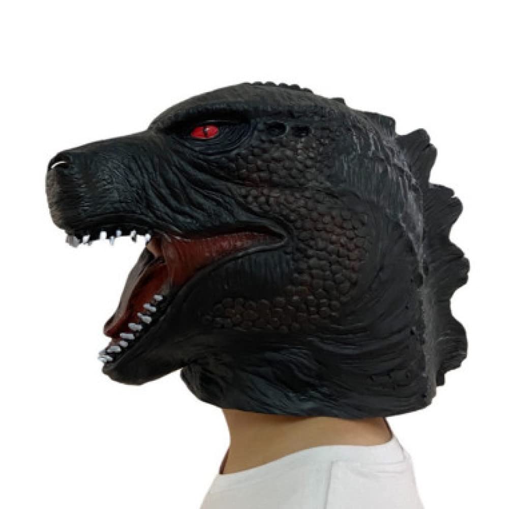 Zuttoai Godzilla War King Kong Latex Mask Headgear Halloween Animal ...