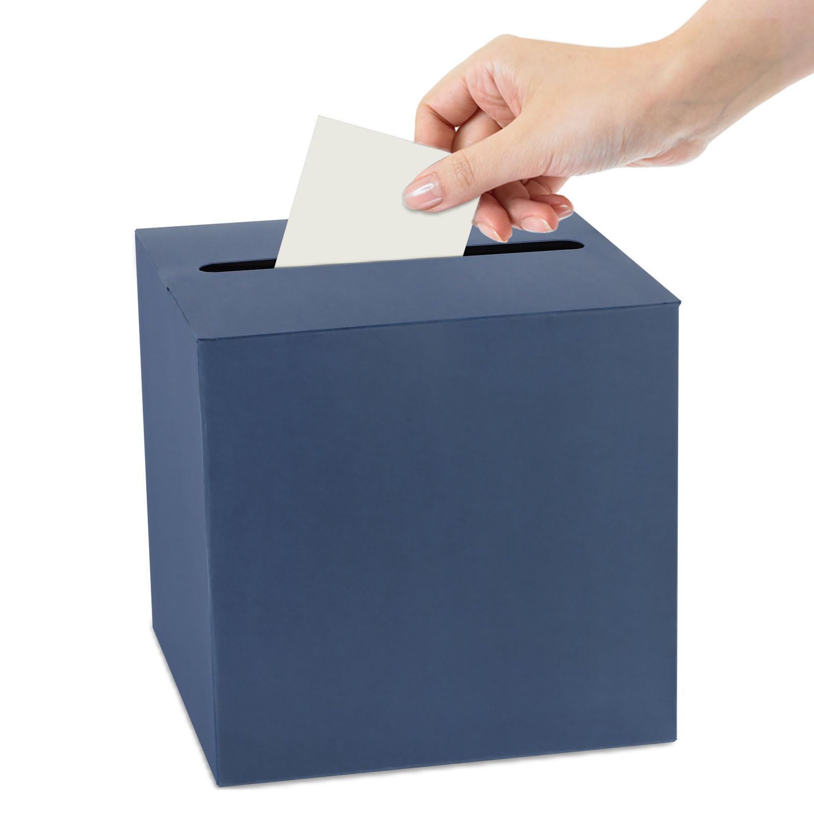 Amazon.com: Navy Blue Card Box Wedding Favors Post Box Cardboard ...