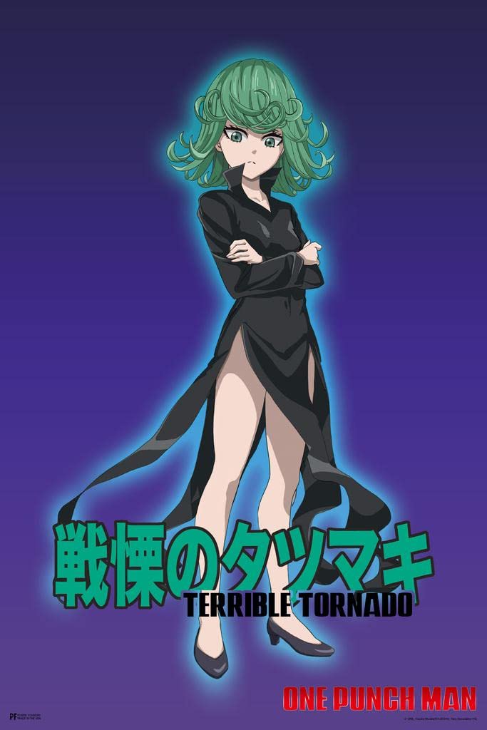 Laminated One Punch Man Anime Poster Tatsumaki Cool Aesthetic Modern ...