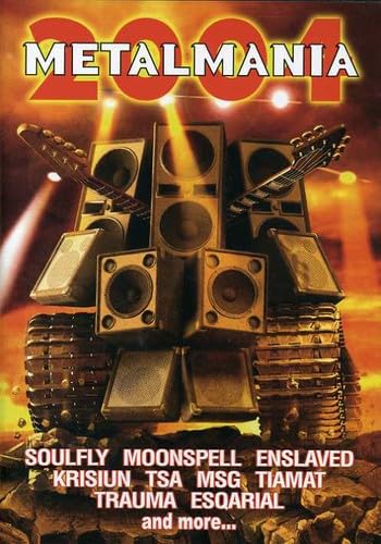 Amazon.com: Metalmania 2004 : Moonspell, Max Cavalera, Soulfly: Movies & TV