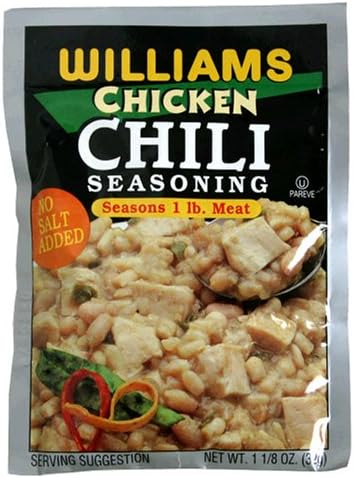 Amazon.com : McCormick White Chicken Chili Seasoning Mix, 1.25 oz (Pack ...