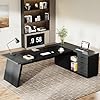 Amazon.com: Tribesigns 78" L-Shaped Executive Desk, Large Modern Office ...