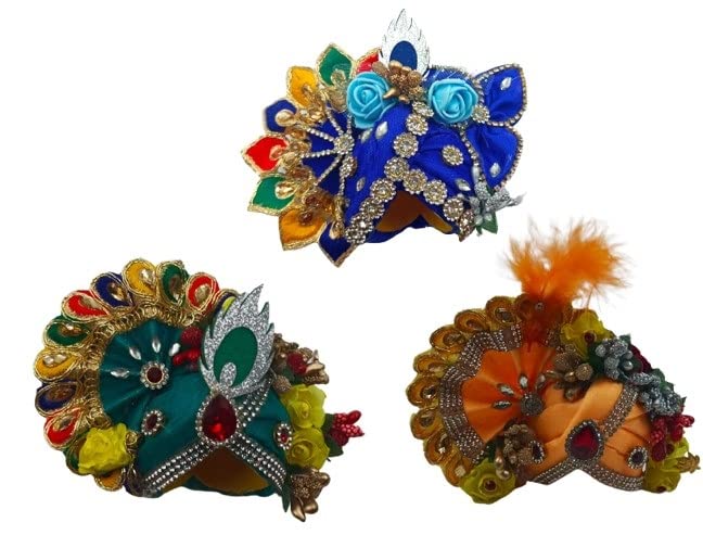 MURLIWALE Multi–Coloured Handcrafted Laddu Gopal Ji/Kanha Ji/Thakur Ji ...