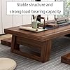 Amazon.com: Japanese Table for Floor Sitting Dining, Low Table for ...