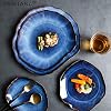 Amazon.com | Kinglang Nordic Ceramic Household Pottery Irregular Salad ...