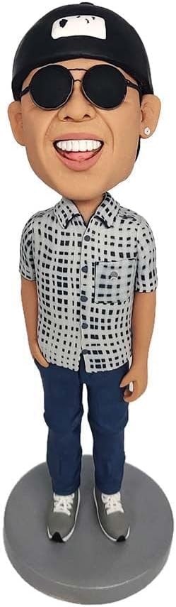 Amazon.com: mydedor Custom Bobble-Heads Figurine Customized Doll, Male ...