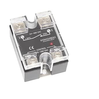 Longer Life AC-AC 480V Single Phase Solid State Relay Built-in RC 10A ...