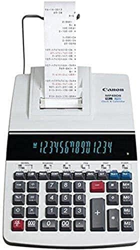 Amazon.com : Canon Office Products MP49DII Desktop Printing Calculator ...