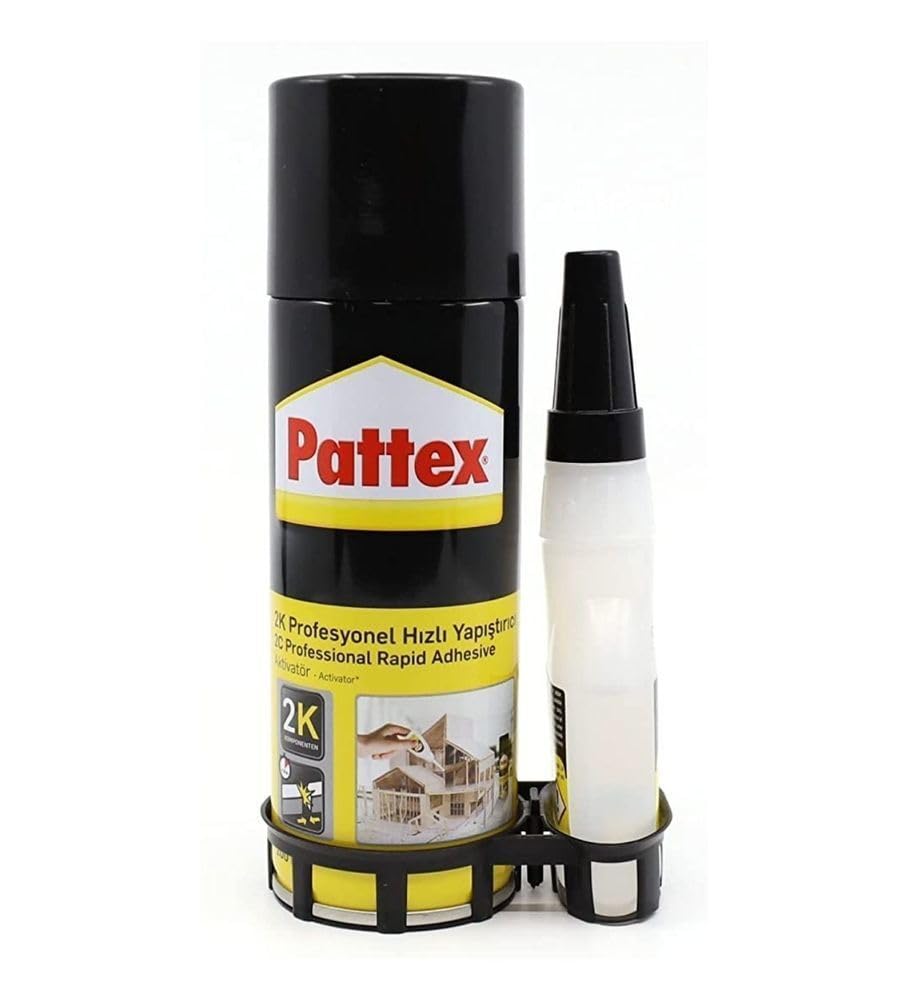 Pattex 2K Hızlı Yapıştırıcı 200ML 50 ML : Amazon.com.tr: Yapı Market