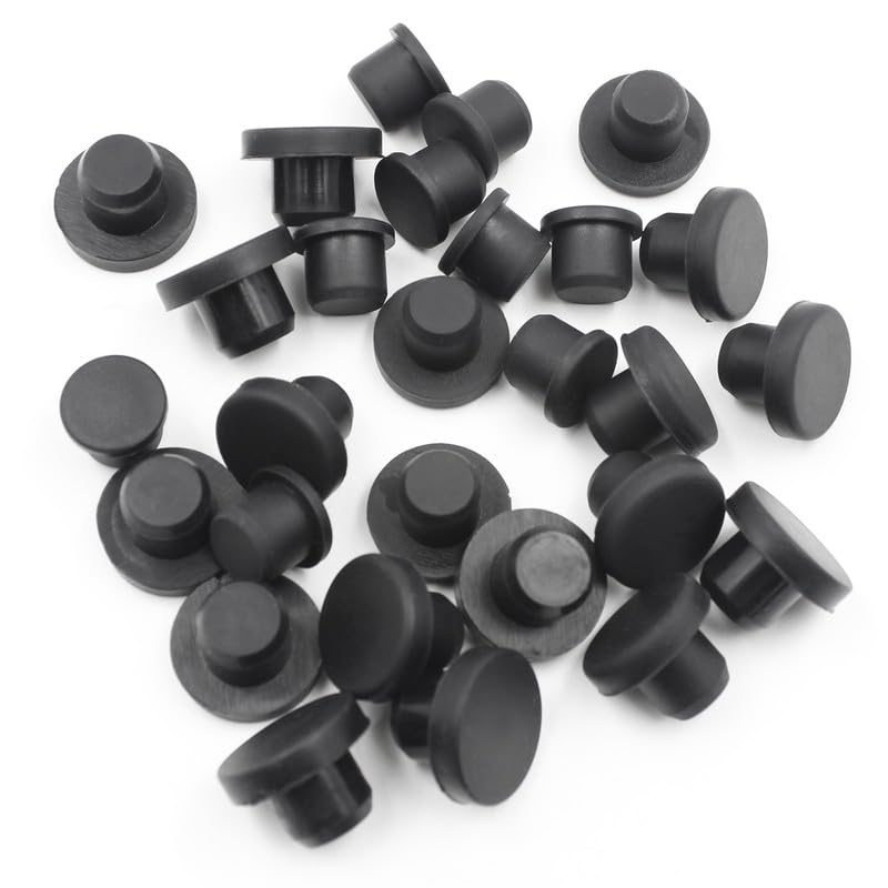Amazon.com: EASYEAH Silicone Plugs 7/16 in T-Shaped Soft Flexible ...