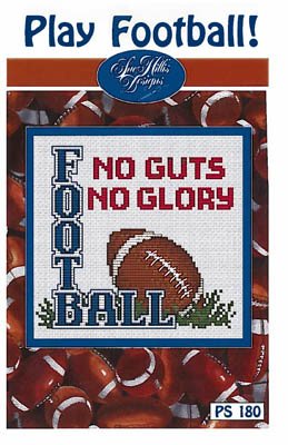 Football Cross Stitch Chart: Sue Hillis Designs: Amazon.com: Books