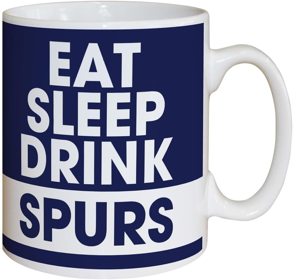 Personalised Eat Sleep Drink 11oz Ceramic Mug for Tottenham Hotspur FC ...
