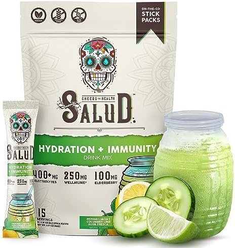 Amazon.com: Salud 2-in-1 Hydration and Immunity Electrolytes Powder ...