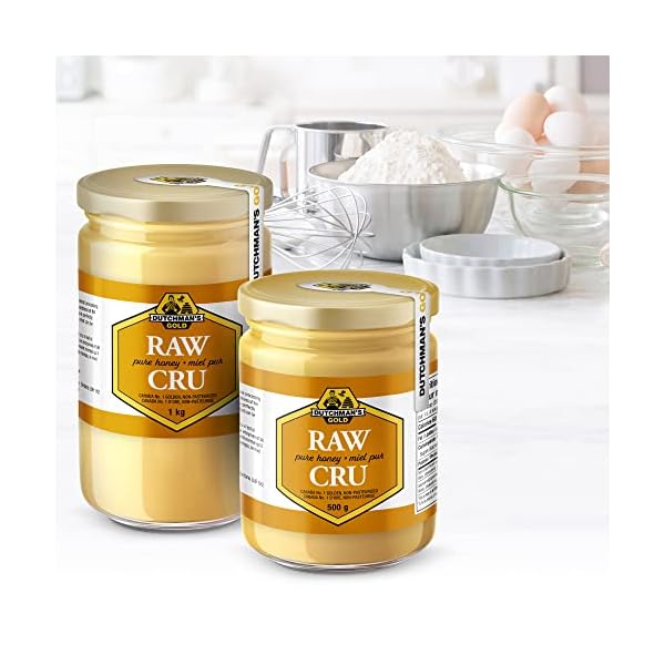 Dutchman's Gold Raw Honey - 2.2 lbs - Unfiltered - Non-pasteurized ...