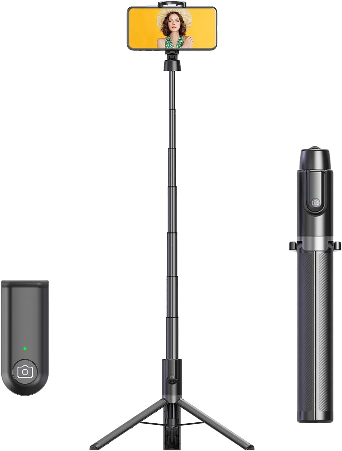 Amazon.com: Selfie Stick Tripod, 65" Extendable Tall Camera Cell Phone ...