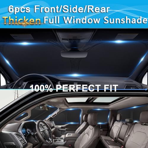 KMF Full Window Sun Shade Custom Fit for Toyota Tacoma 2024 Accessories ...