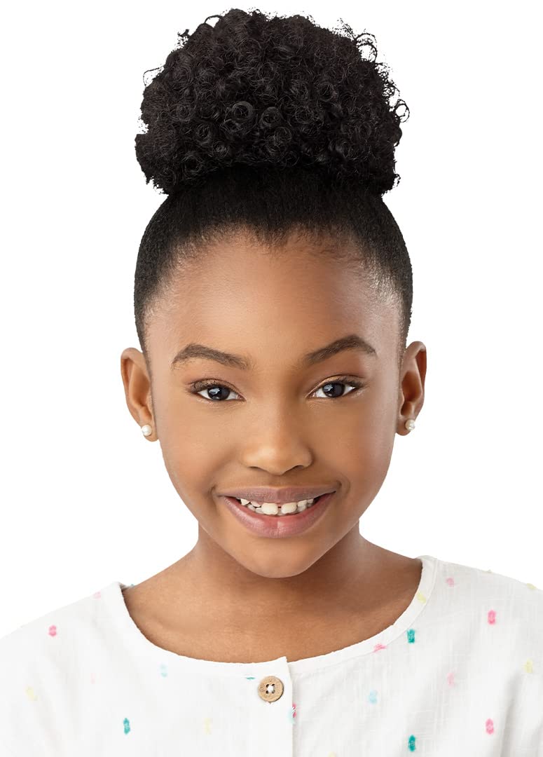 Amazon.com : Outre Lil Looks Drawstring Ponytail - MINI COILY PUFF (2T1 ...
