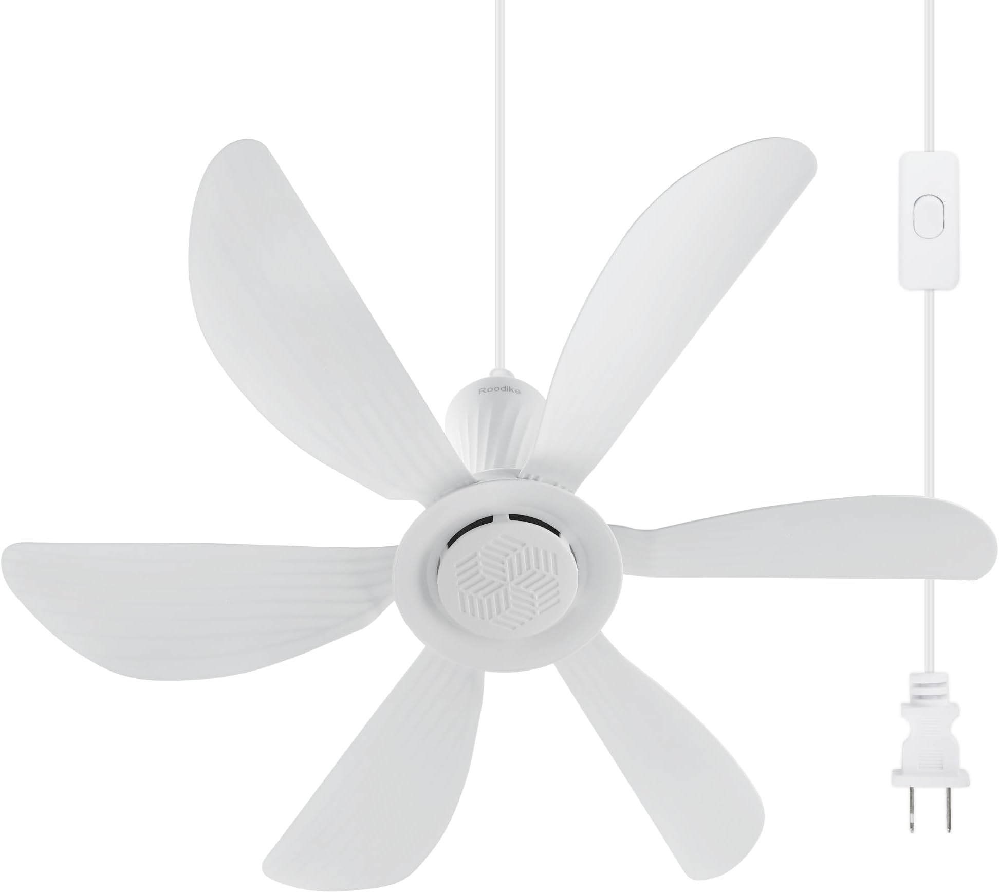 Amazon.com: BaoBrot 20.5" Plug In Ceiling Fan With Light - Socket Fan ...