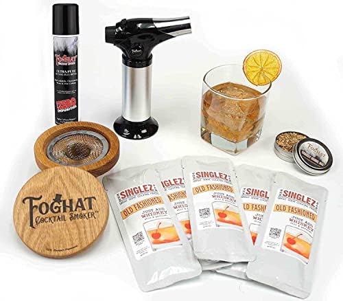 Amazon.com: Cocktail Smoker Kit with Torch for Smoking Bourbon Whiskey ...