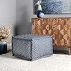 Amazon.com: nuLOOM Amalfi Aztec Print Indoor/Outdoor Ottoman Pouf ...