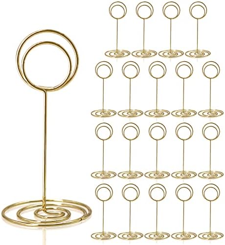 Amazon.com: 26Pcs Table Number Holders, Place Card Holders, Wire ...